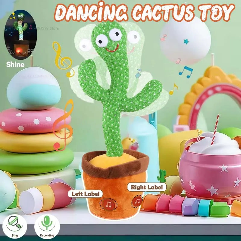 Singing & Dancing Cactus Buddy – Pat Little Shop